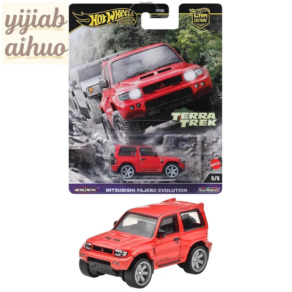 Машинка коллекционная Mattel Hot Wheels Premium Car Culture FPY86: Mitsubishi Pajero Evolution