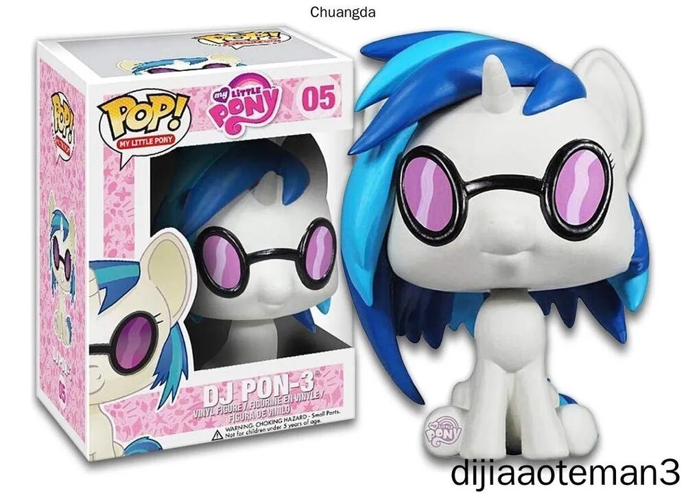 Игрушечный подарок Pop 05 My Little Pony DJ Pon-3 Виниловая фигурка для девочек Белый