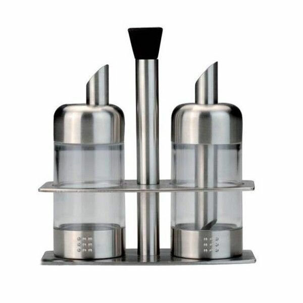 Набор сахарница и молочник, BergHOFF Orion, 3 предмета, 60 мл, на металлической подставке, с дозатором