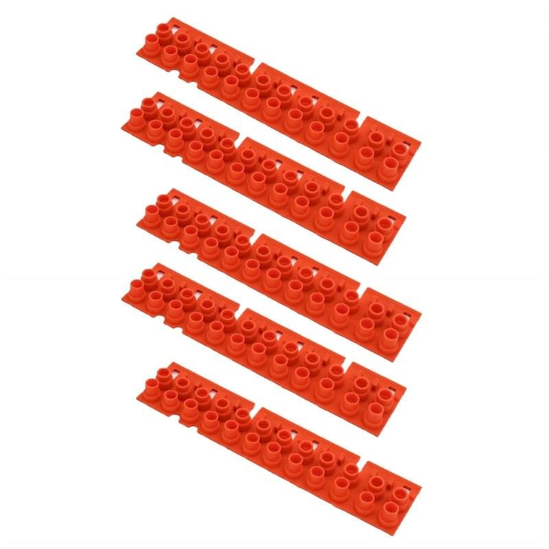 Проводящие силиконовые прокладки для клавиатуры, 5 штук