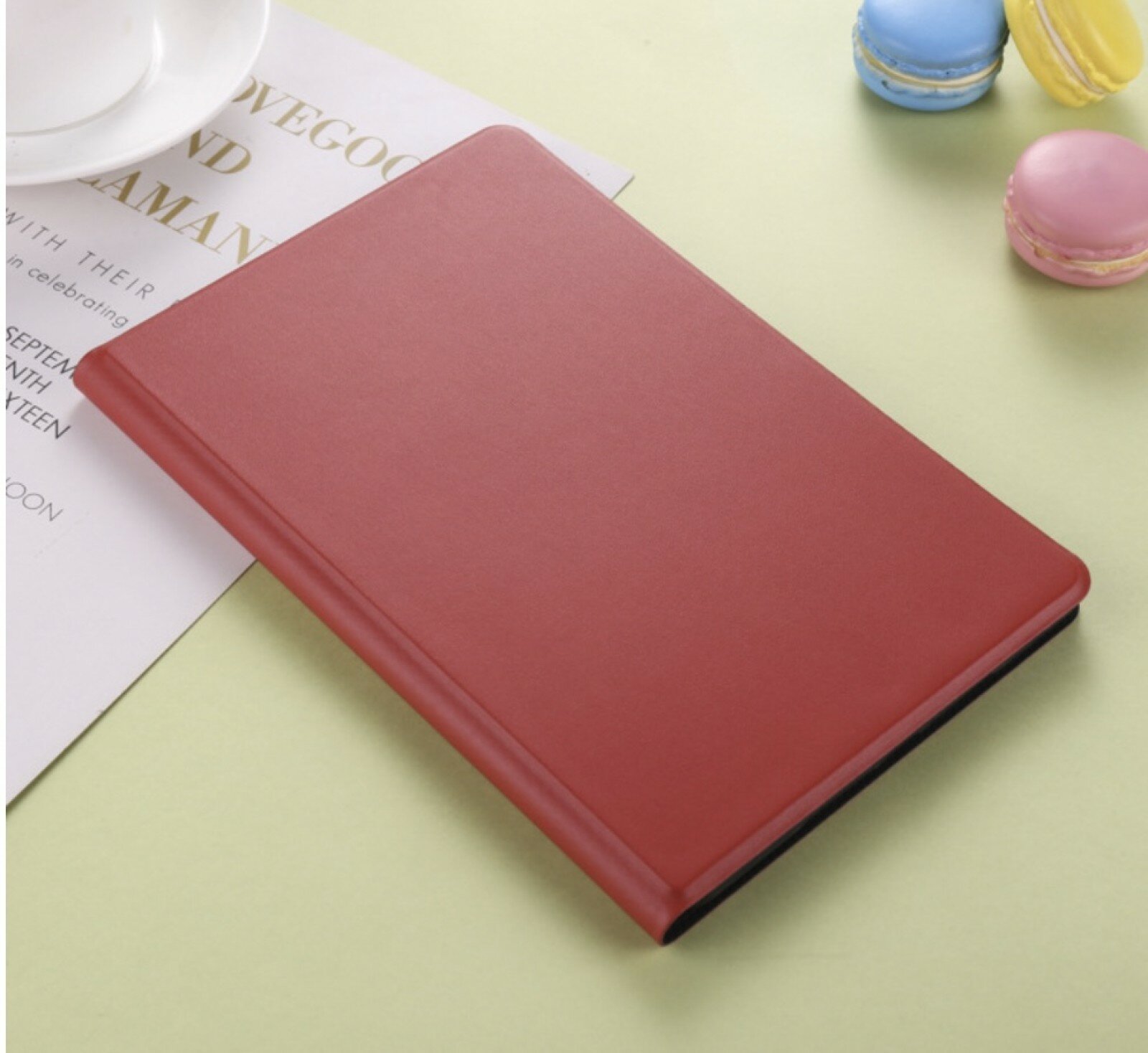 Чехол-обложка MyPads для Huawei MediaPad M5 8.4 с мульти-подставкой красный, высококачественный материал