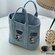 Аниме Джинсовая Сумка На Плечо Light Blue Cartoon Snoopy Denim Handbag Tote Bag ...