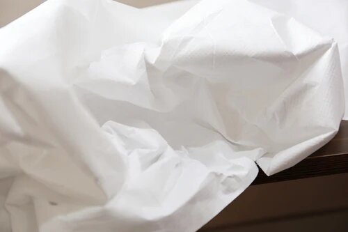 Белая Tyvek ткань водонепроницаемая, 1,5 м, Thin white
