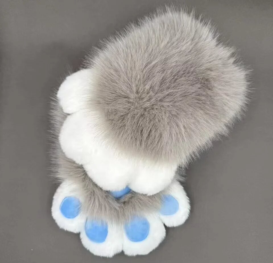 Wow chan Kig Furry Fursuit Paw Полиэстер B4