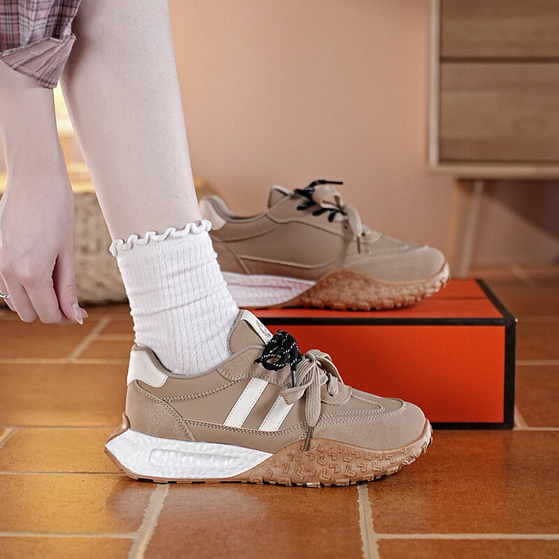 ВесКеды ИзнСтой AIS Ботинки Женщины Зима Новый стиль Толстая подошва Теплый Каузал Снежные Короткие WS-1105/Beige