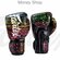 Fairtex BGV14W Перчатки боксерские 10oz черные граффити для тренировок натуральн...