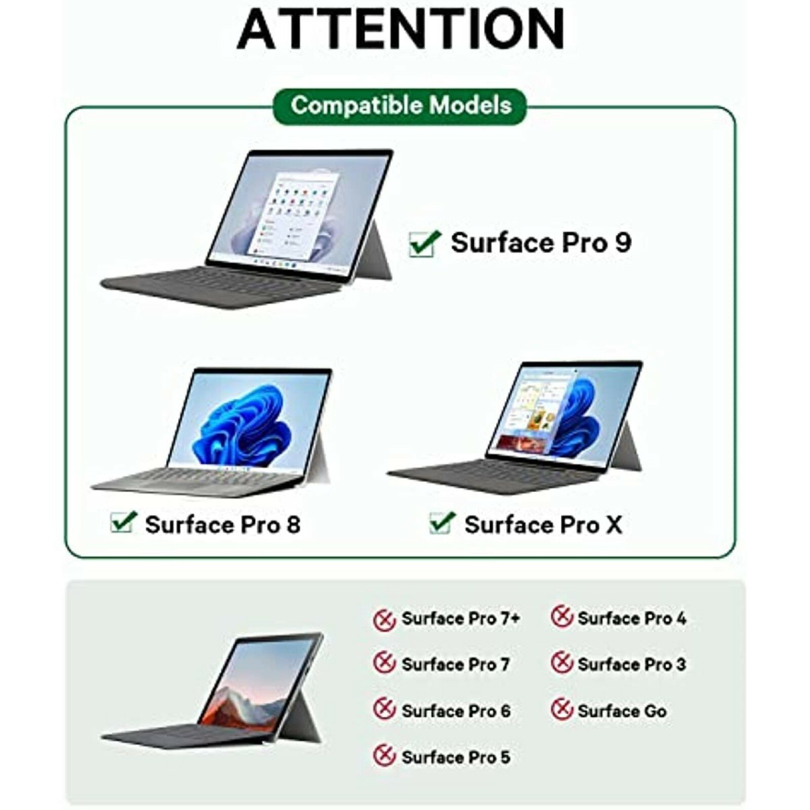 Клавиатура MyPads Bluetooth RGB для Microsoft Surface Pro 9/Pro 8/Pro 10/Pro X с русской раскладкой