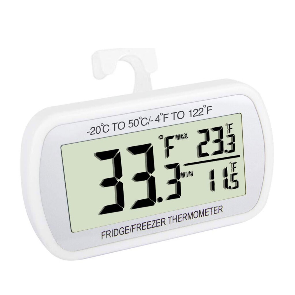 Пластиковый Водонепроницаемый терморегулятор холодильника с магнитным креплением с высокими и низкими показателями