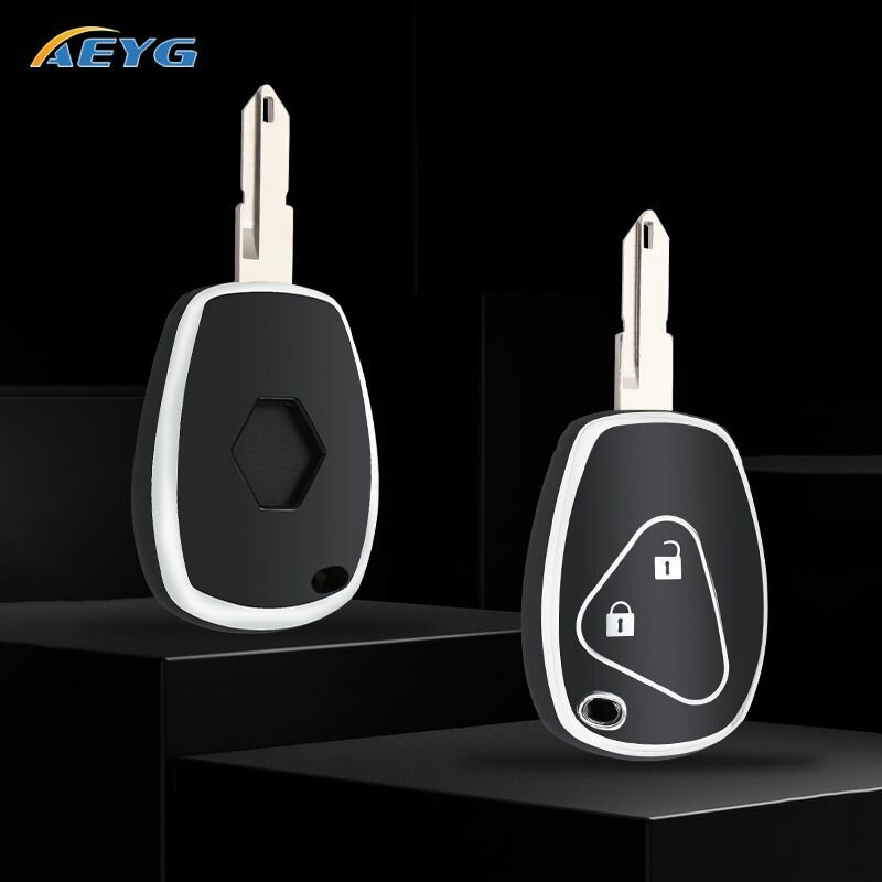 Чехол для автомобильного ключа из ТПУ для Рено! Renault Megane Modus Espace Laguna Duster Logan DACIA Sandero Fluence Clio Kango,2 Кнопка