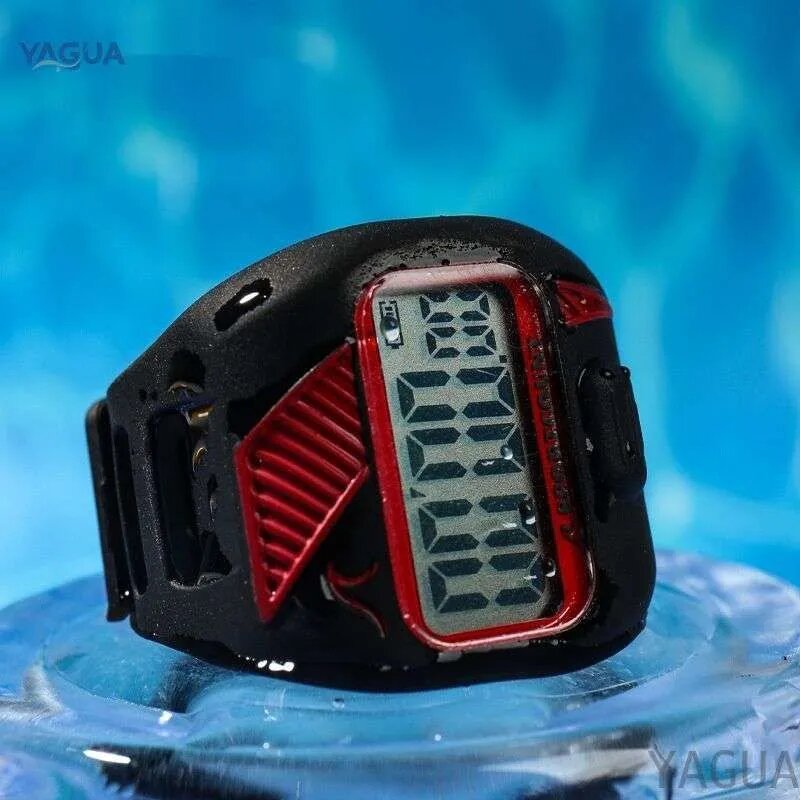 Секундомер YAGUA с защитой от воды 50м, электронный для велосипедистов, черный матовый корпус — фото 1