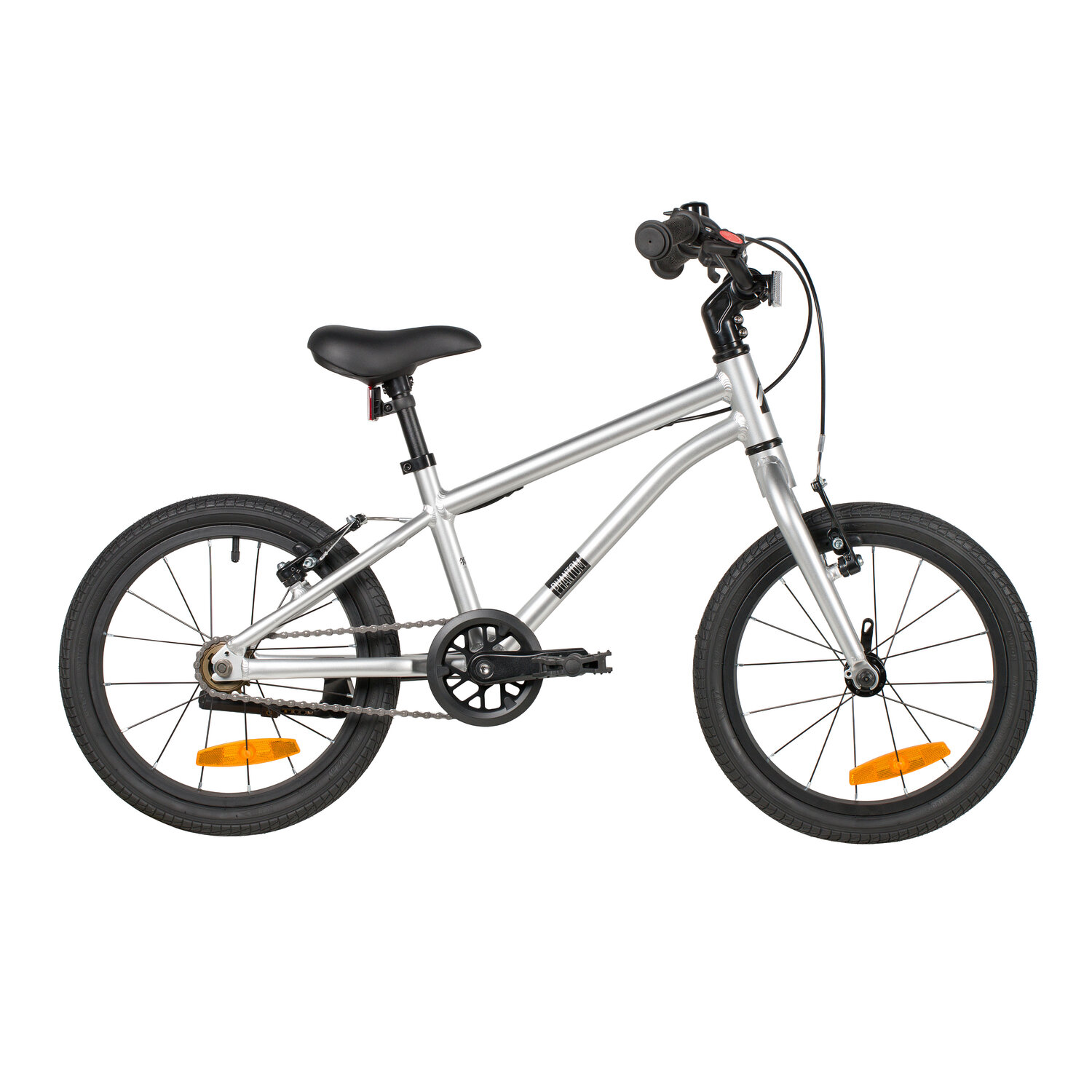 Детский велосипед Novatrack Phantom 20 (2026), цвет Серебристый, на рост 110-130 см