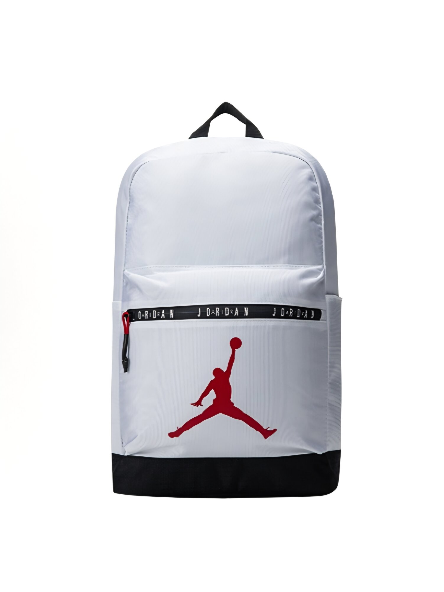 Рюкзак Jordan, белый, полиэстер, городской, туристический, с молнией, унисекс