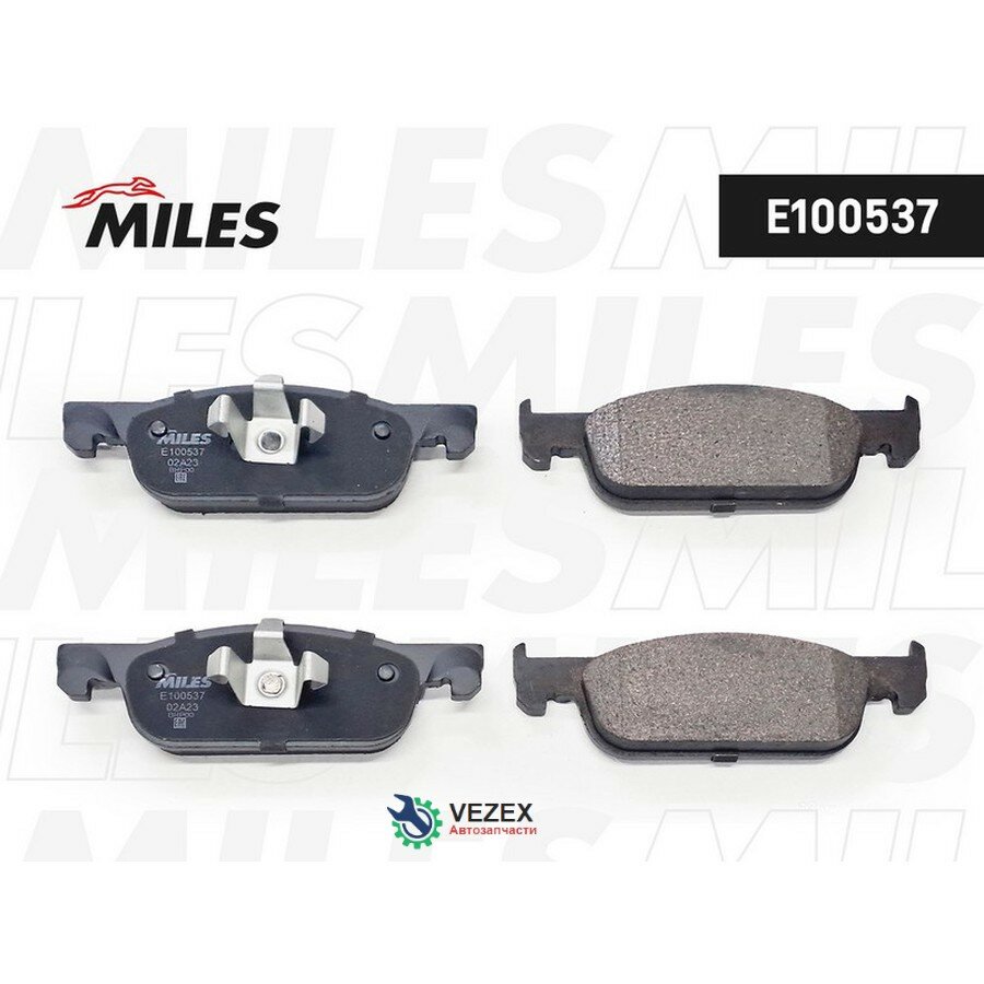 MILES E100537 Колодки тормозные передние (Смесь Semi-Metallic) LADA X-RAY (TRW GDB2157) E100537