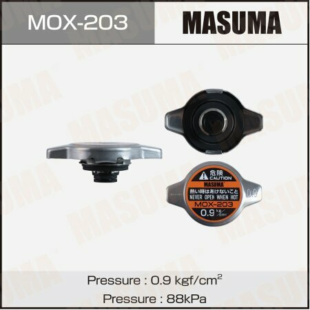 Крышка радиатора MASUMA (NGK-P559, TAMA-RC12, FUT.-R125) 0.9 kg/cm