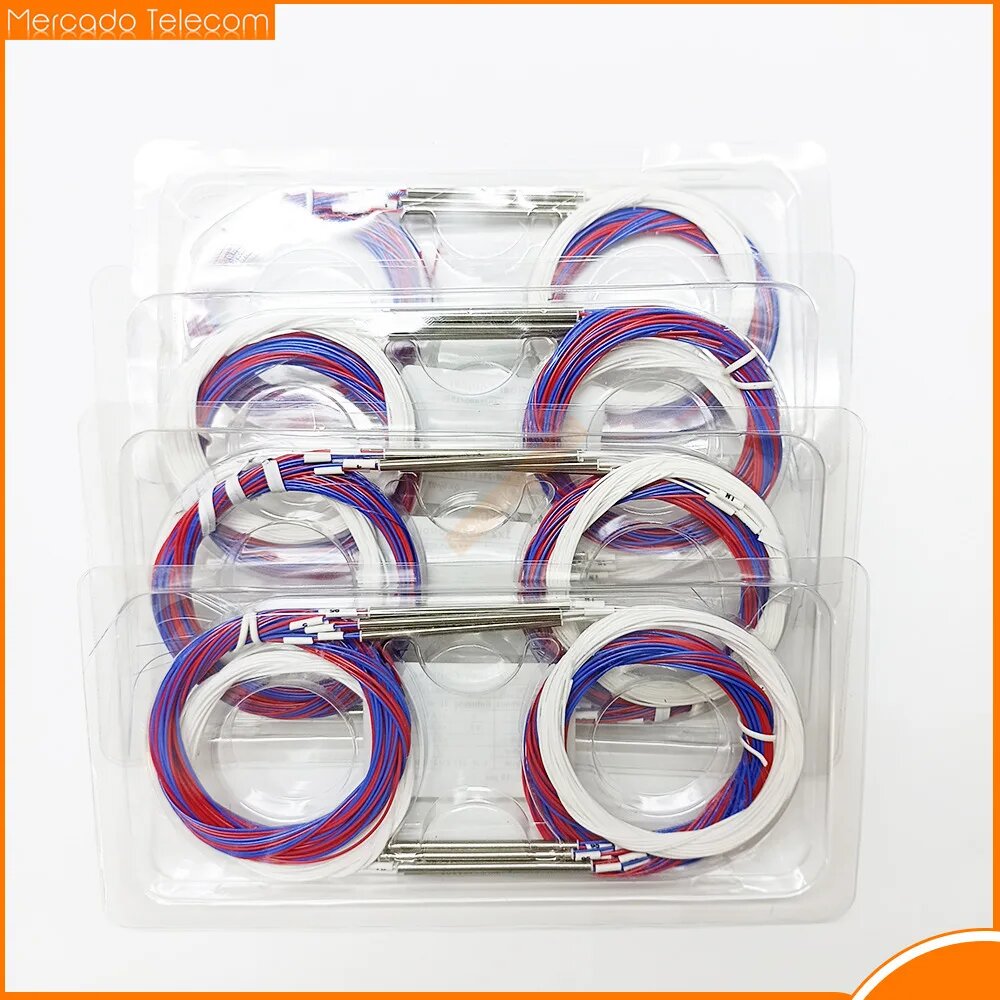Оптоволоконный разветвитель CAILI FBT 1X2, 0.9 мм, 10 шт, Цвет: 5-95