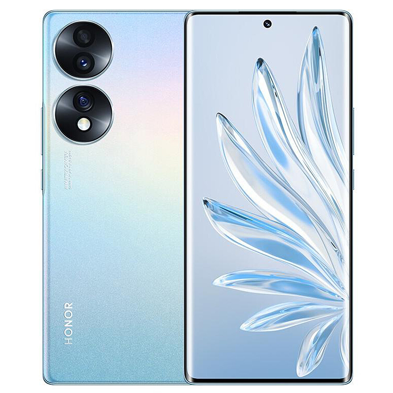 Смартфон HONOR 70 5G 8/256 ГБ Blue, Global, Dual nano SIM, Процессор Snapdragon 778G Plus