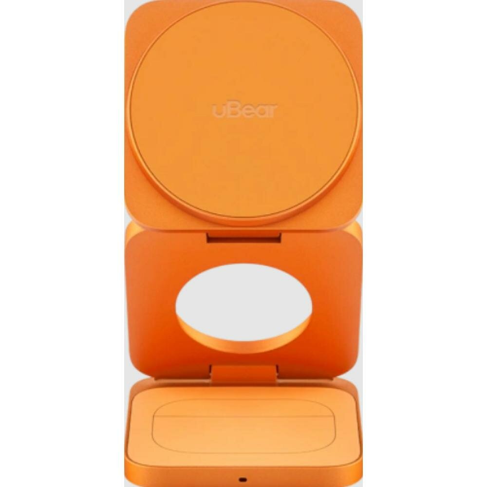 Беспроводное зарядное устройство uBear Balance Slim Qi2.2 3 в 1 (WL24CO31BS-AW), Cosmic Orange