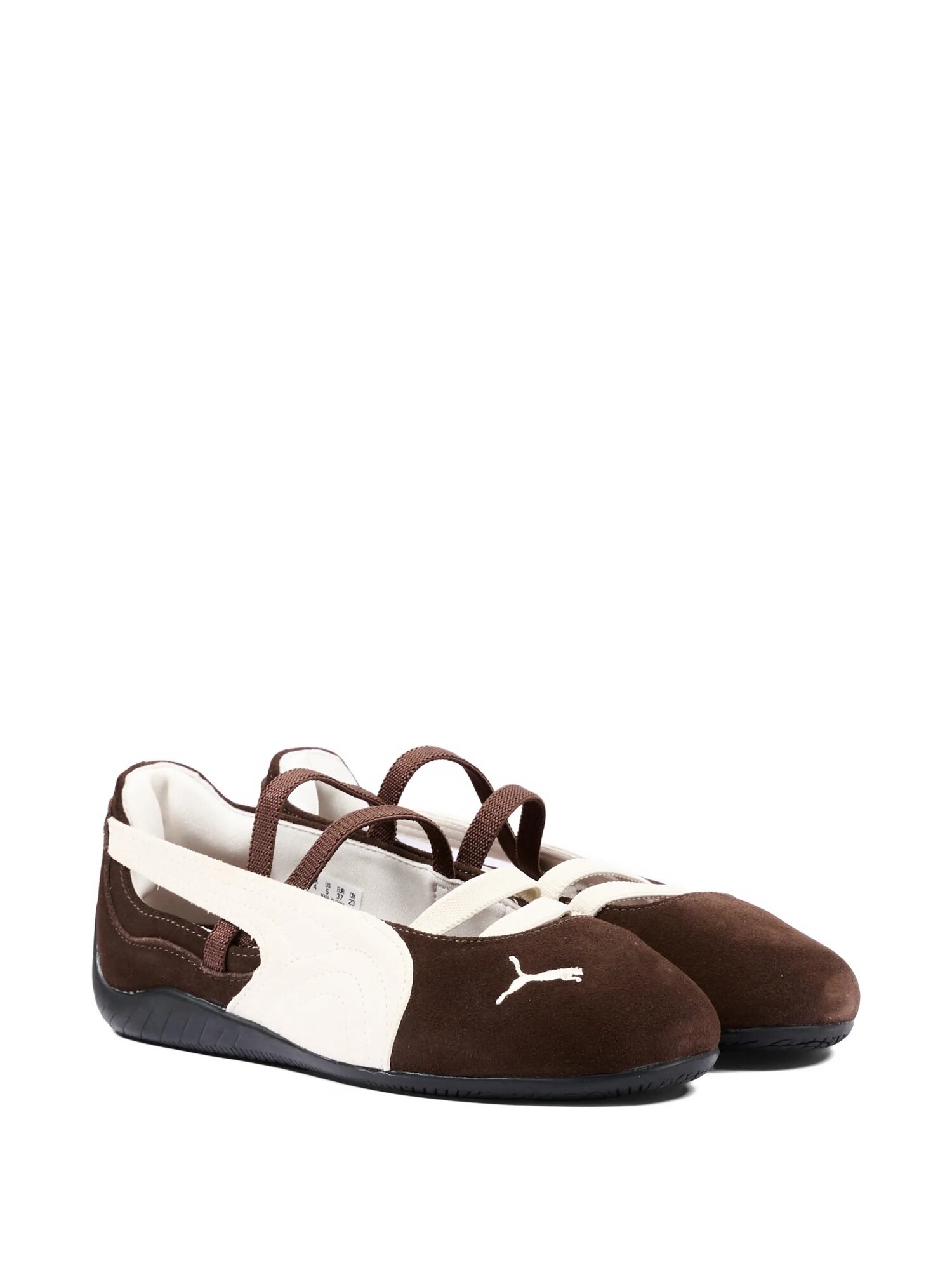 Балетки PUMA, размер 3.5 US, , коричневый
