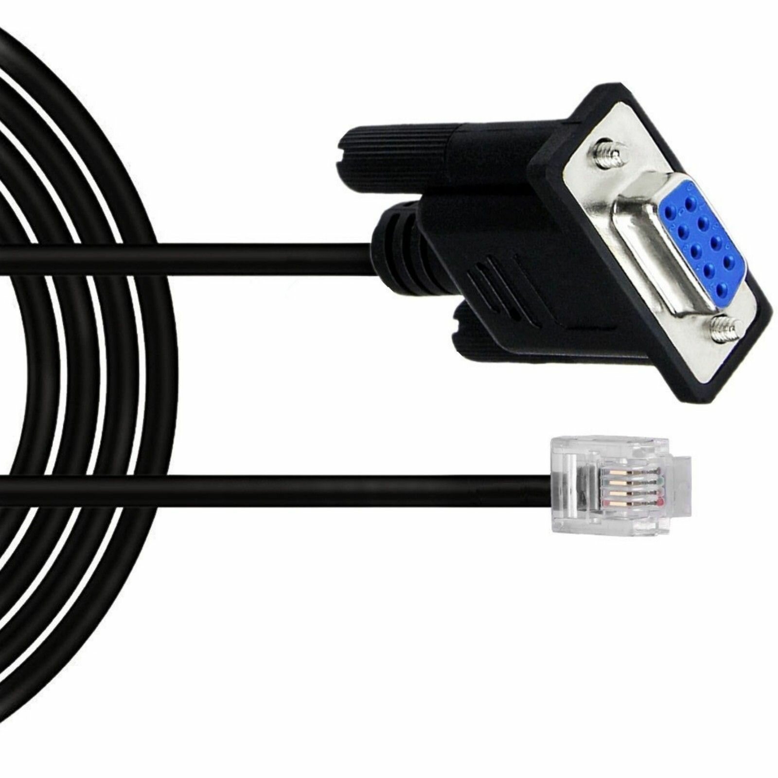 Коммуникационный кабель RS232 DB9 Female - RJ11 6P4C для AP7800 AP7900