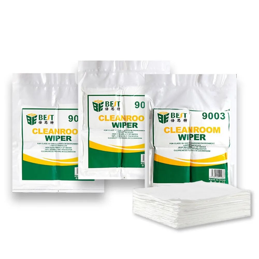 Антистатическая салфетка из микрофибры для чистки электроники, 325 250 мм, 100 шт