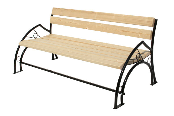 Лавочка садовая Шарики арт. НПА-01 1,5м 1 уп ( доски+стойки)