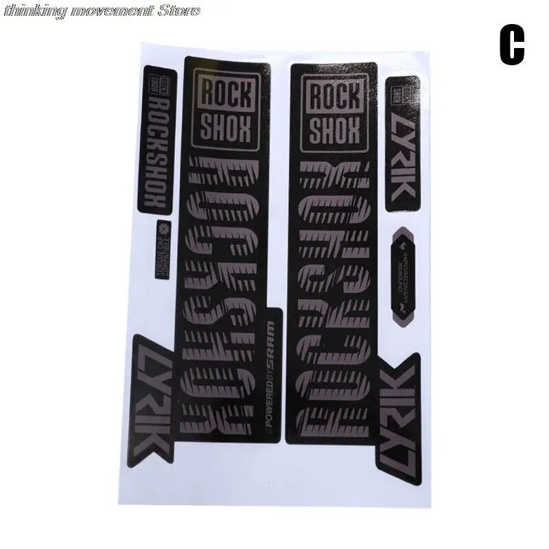 Виниловые наклейки для вилки велосипеда Creative Graphics -BR