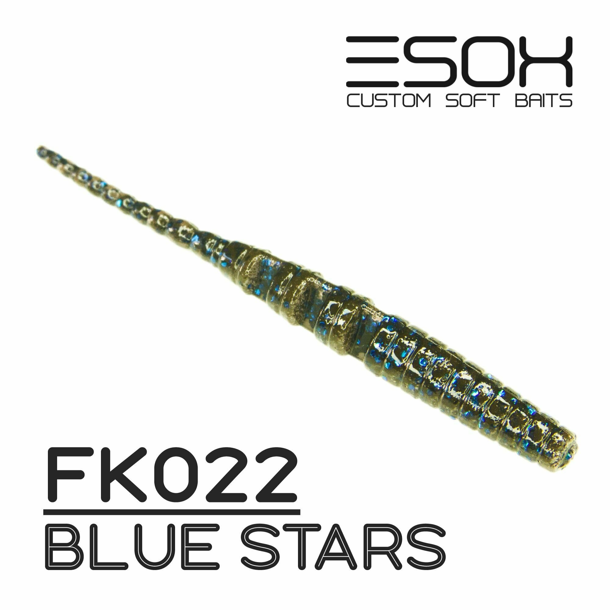 Мягкая приманка для рыбалки ESOX Ivastick 2.5" (63мм) 8шт.