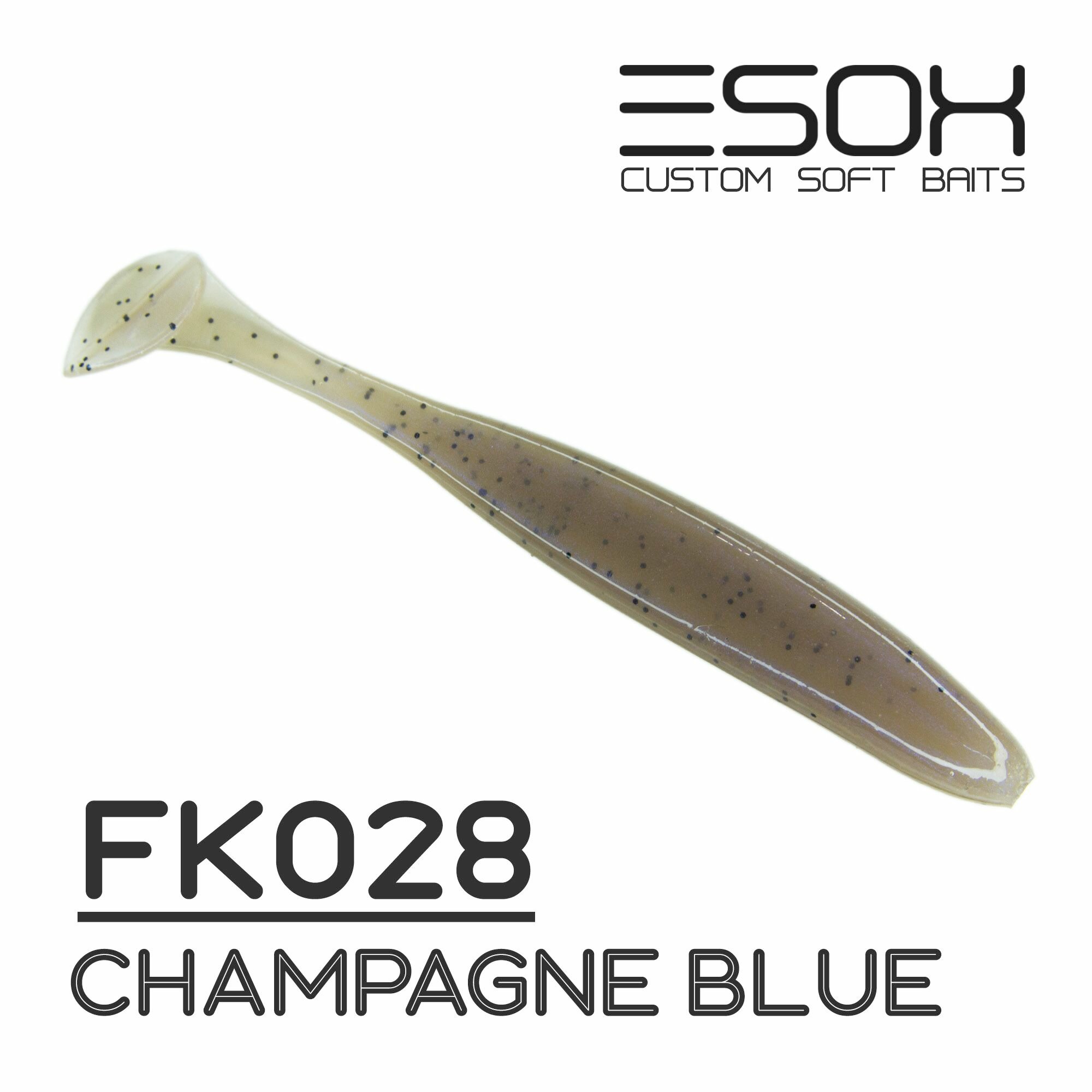 Мягкая приманка для рыбалки ESOX Sheasy 4.4" (112мм) 4 шт.
