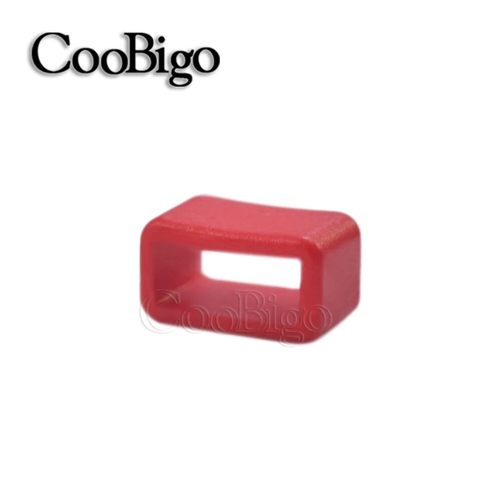 Красные пластиковые петли для ремней CooBigo, 12 шт.