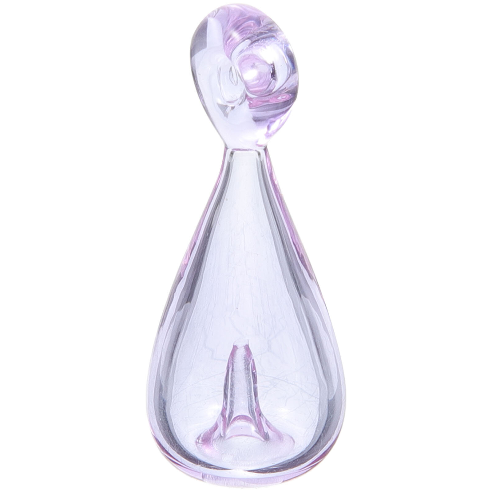 Маленький стеклянный флакон для духов прозрачный с дозатором для хранения