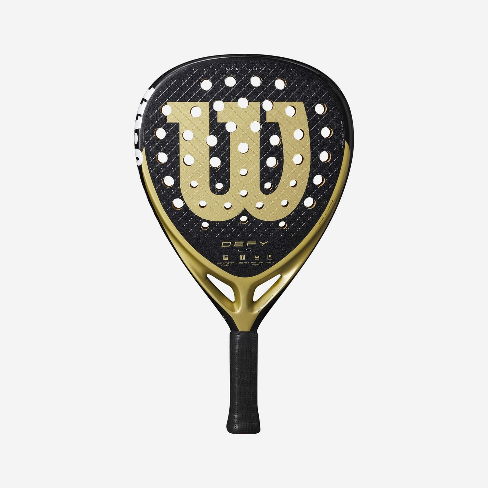 DECATHLON ракетка для падел тенниса wilson defy ls v1, черный
