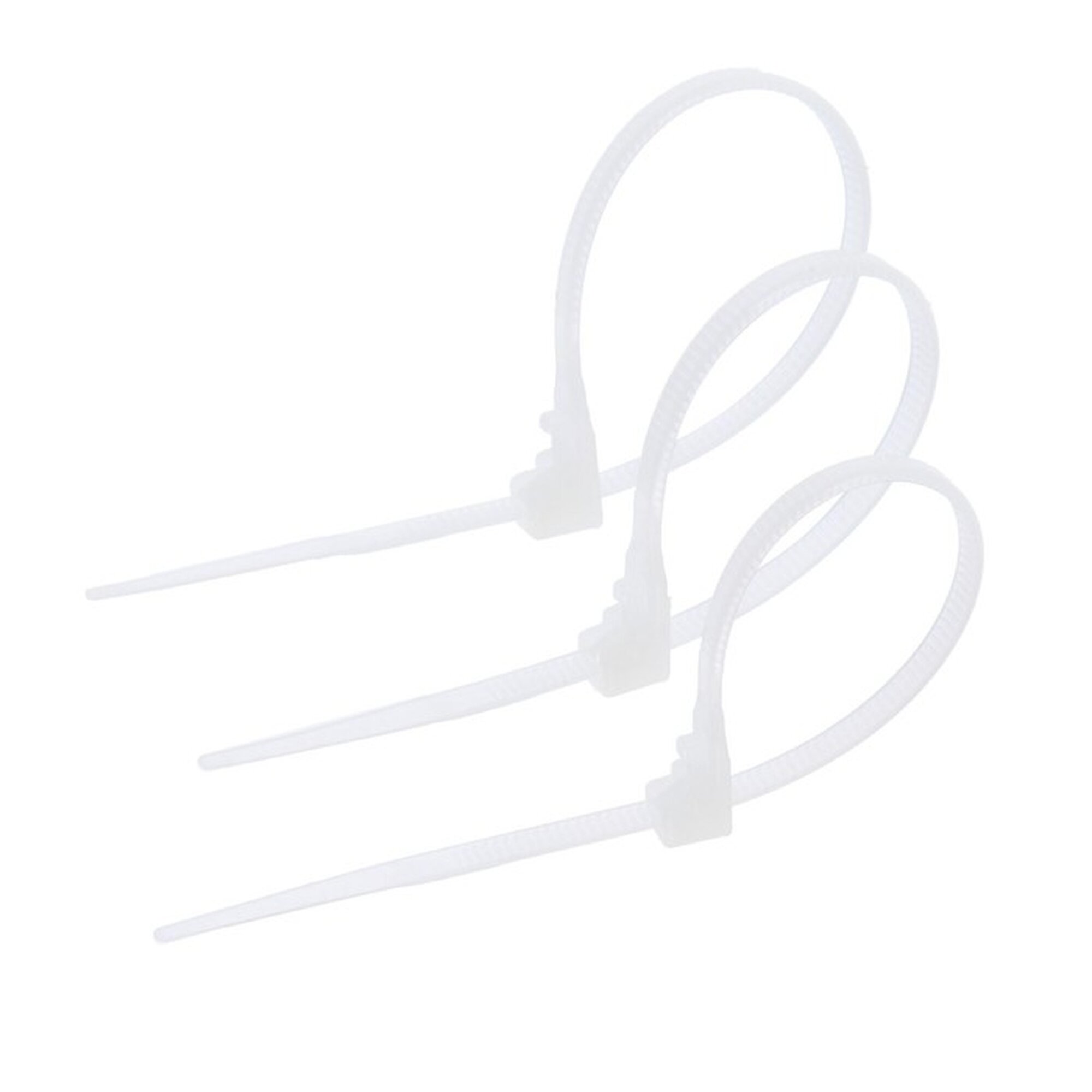 Хомут нейлоновый для стяжки, тундра, многоразовая, 3,6х150 мм, белый, 50 шт