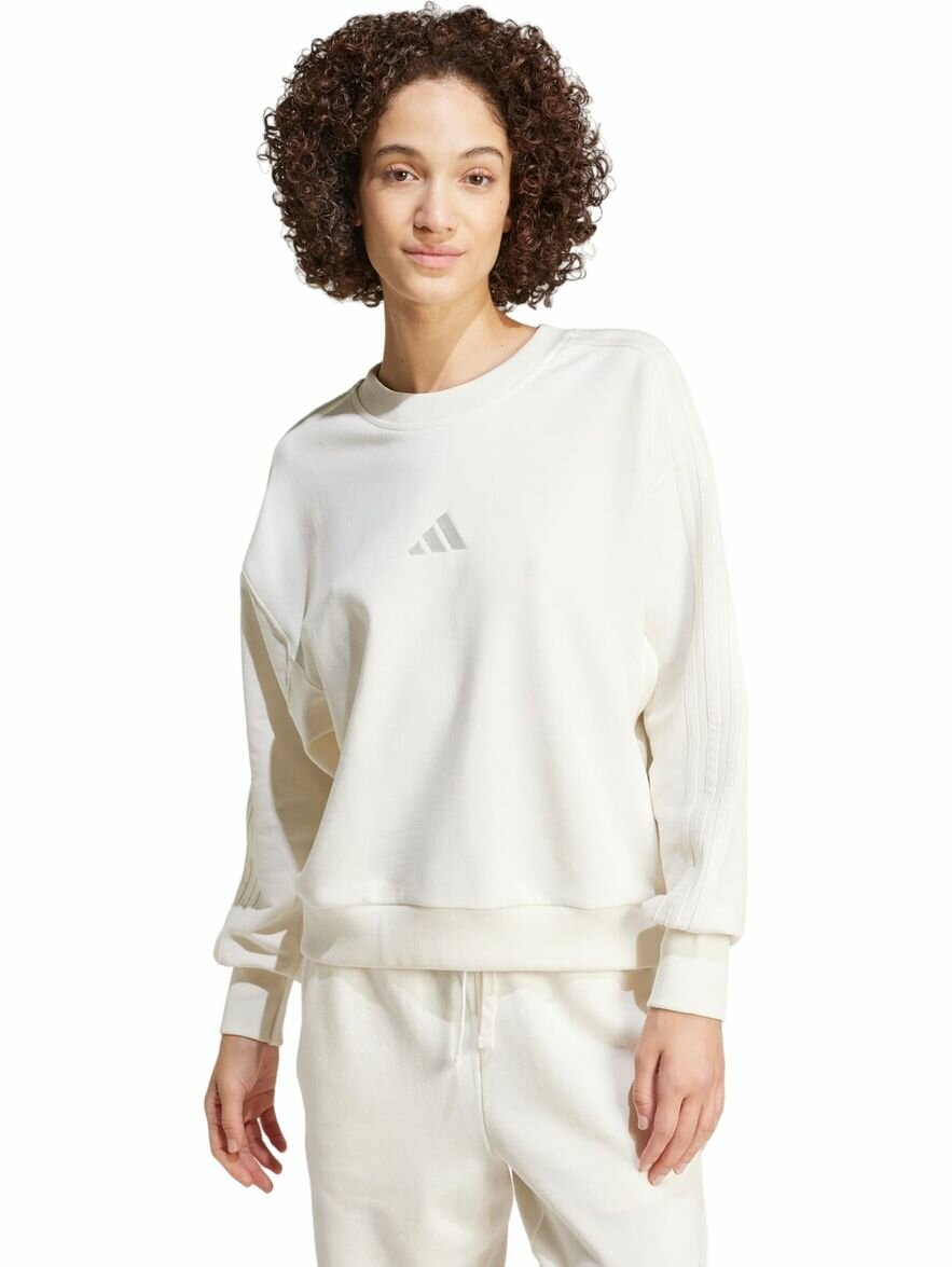 Свитшот спортивный ALL SZN French Terry 3-Stripes Loose Sweatshirt W