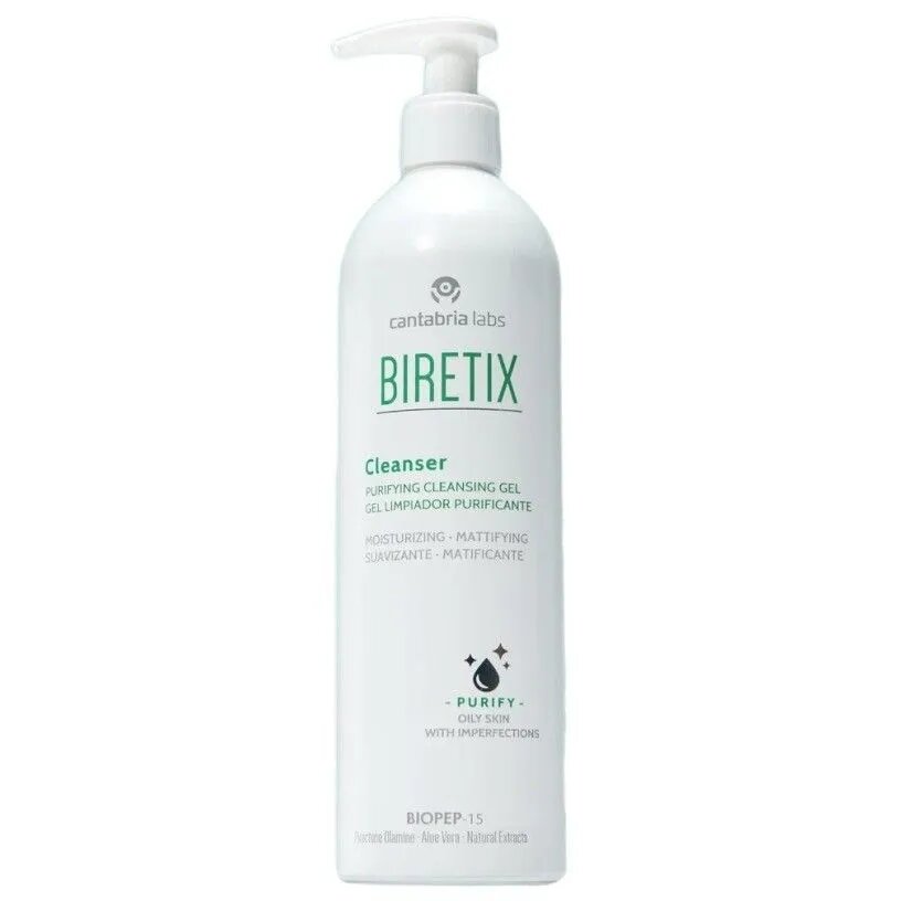 Очищающий гель, 400 мл BiRetix Cleanser Purifying Cleansing Gel Cantabria Labs / Кантабрия Лабс