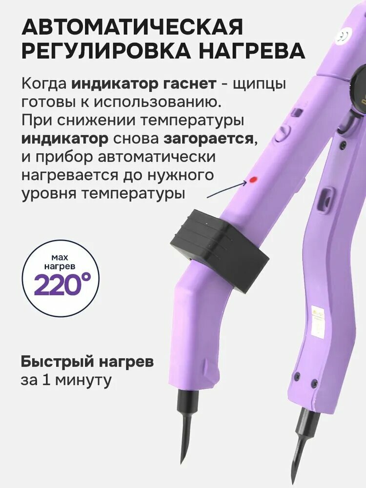 Щипцы для горячего наращивания волос — фото 1