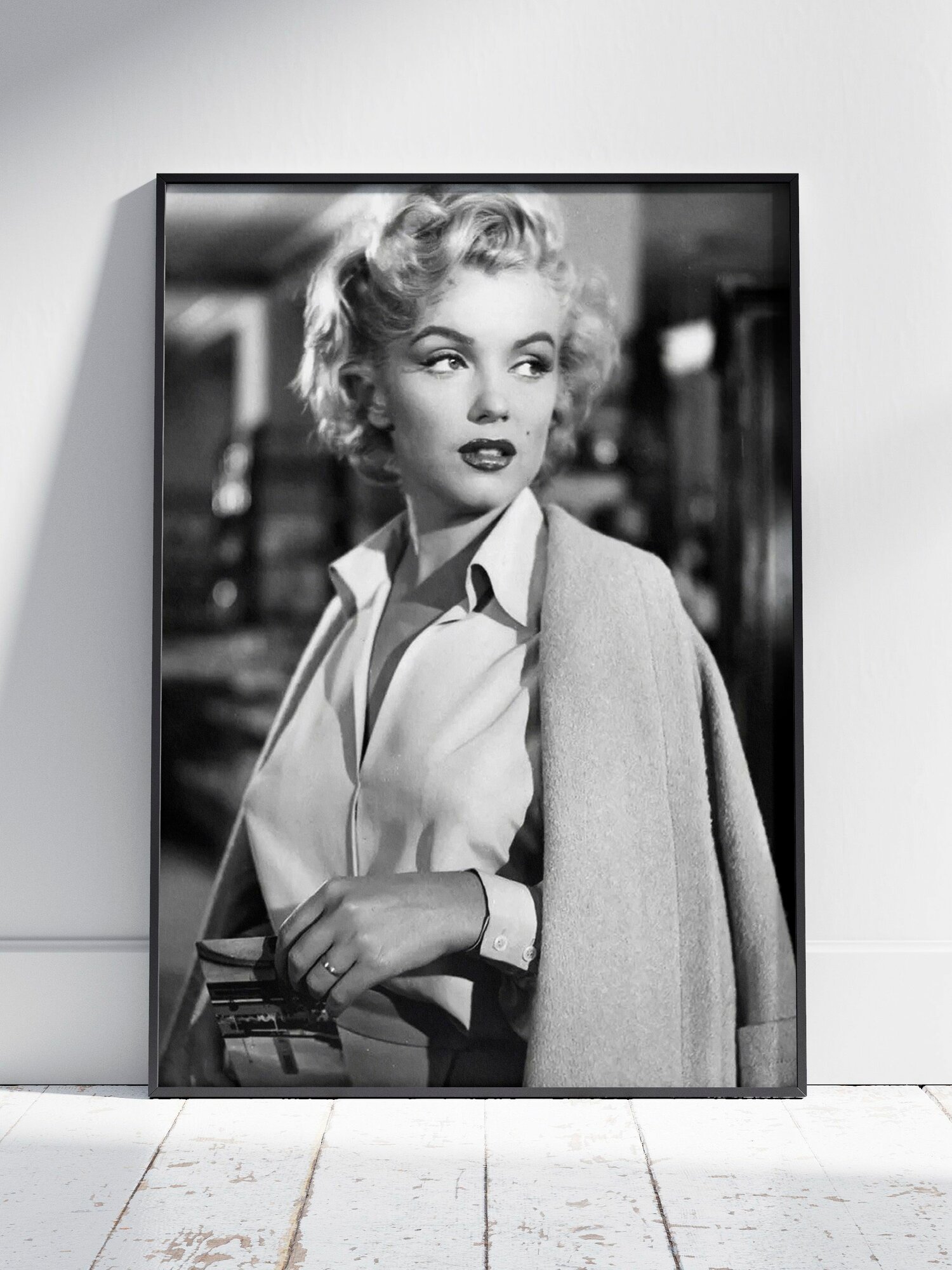 Плакат на стену для интерьера Мэрилин Монро (Marilyn Monroe 18) - Постер по актеру фильма, кино, сериала формата A4 (21x30 см)