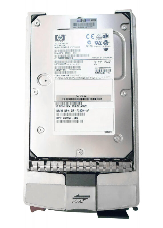 Жесткий диск HP 293568-B21 72,8Gb Fibre Channel 3,5" HDD