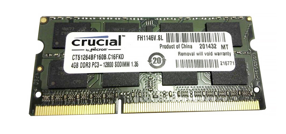 Оперативная память Crucial CT51264BF160B. C16FKD DDRIII 4Gb