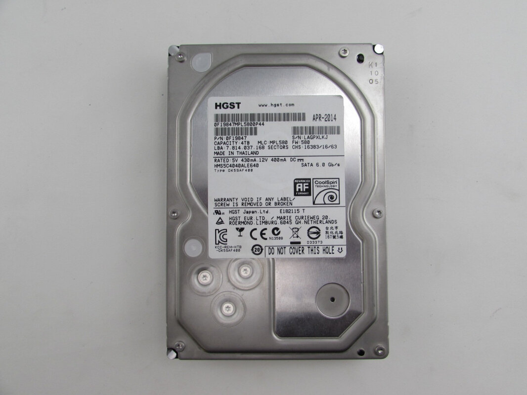 Жесткий диск Hitachi HMS5C4040ALE640 4Tb SATAIII 3,5" HDD