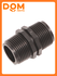 Фитинг LUX-TOOLS, полипропилен, двойной, для садовых шлангов, 3/4", 1 шт.
