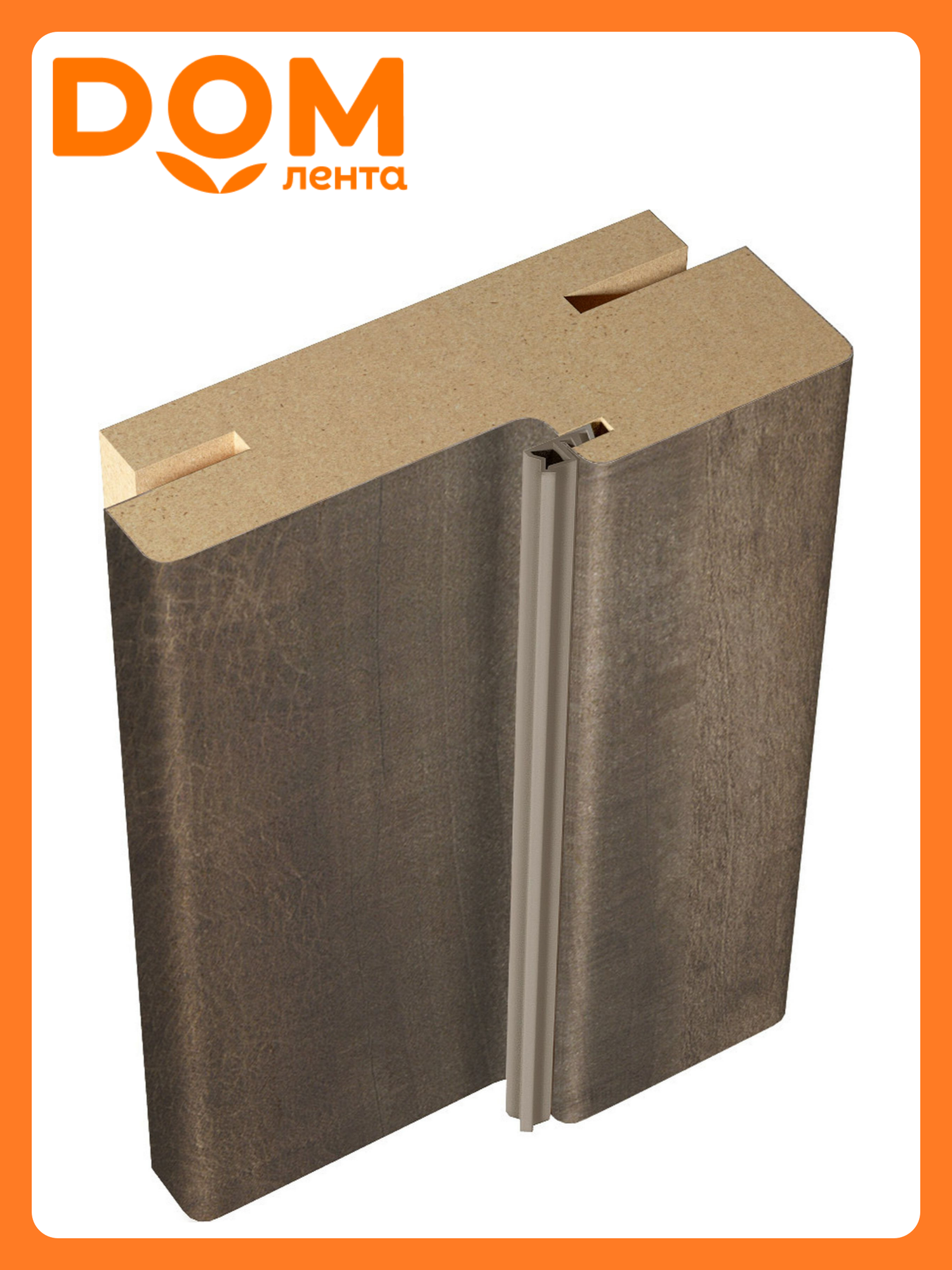 Дверная коробка Канзас телескопическая Медь 30х2100 мм 2,5 шт