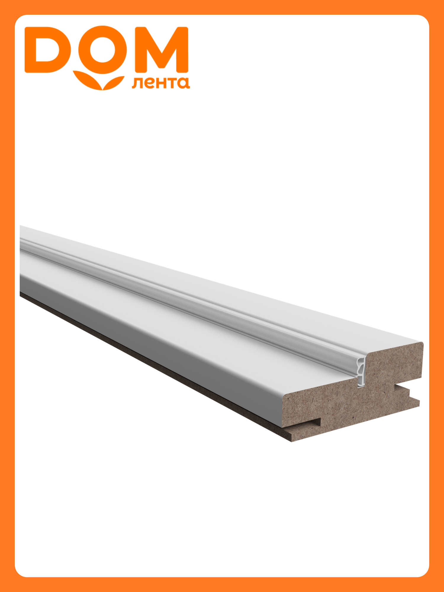 Дверная коробка Честер, Порта телескопическая Белаяэмаль 80х32х2100мм 2,5 шт