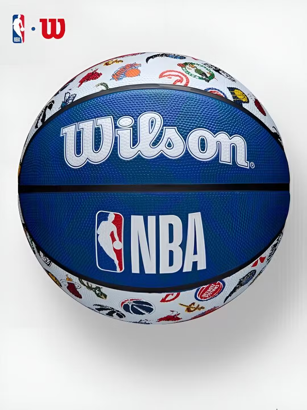 Баскетбольный мяч Wilson NBA ALL TEAM RWB SZ7 CN, резина, размер 7, для улицы и тренировок