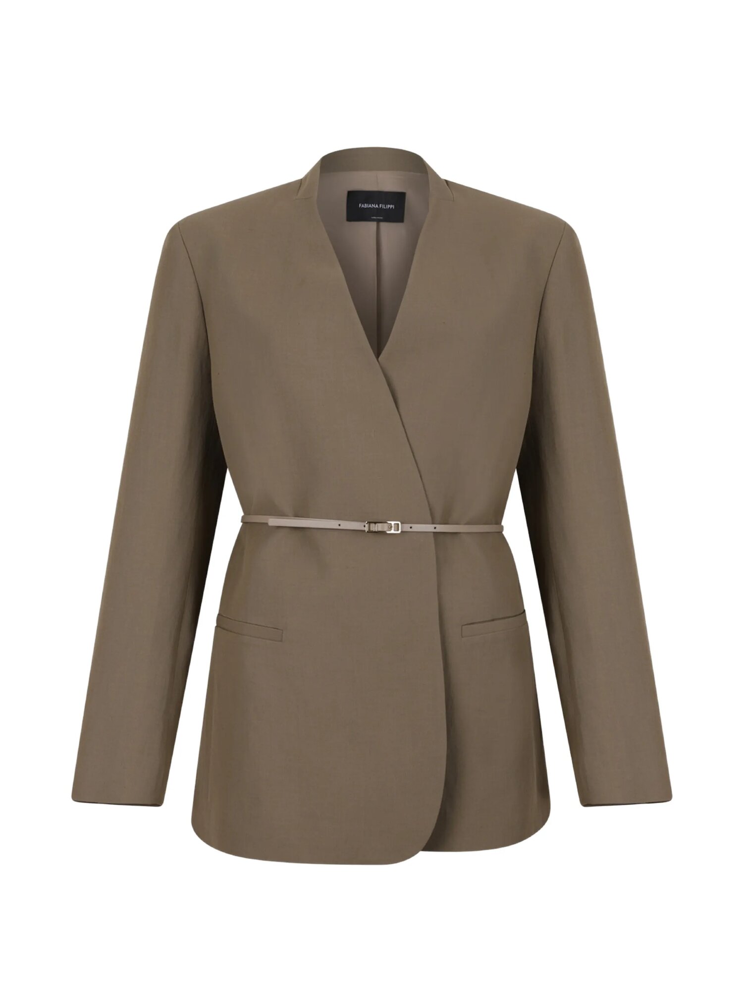 Куртка Belted wrap-front jacket