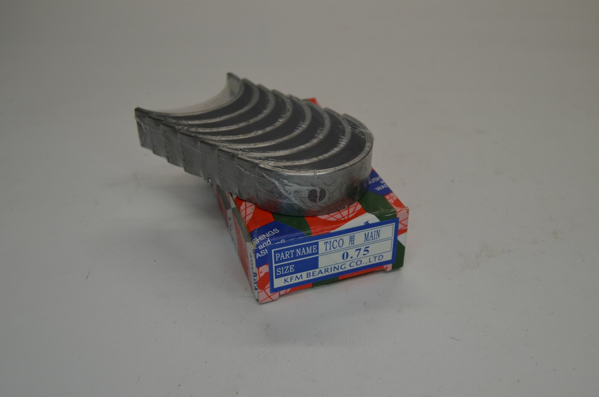 Вкладыши 0.75 коренные матиз 0.8(комплект 8шт) KFM MB4043075