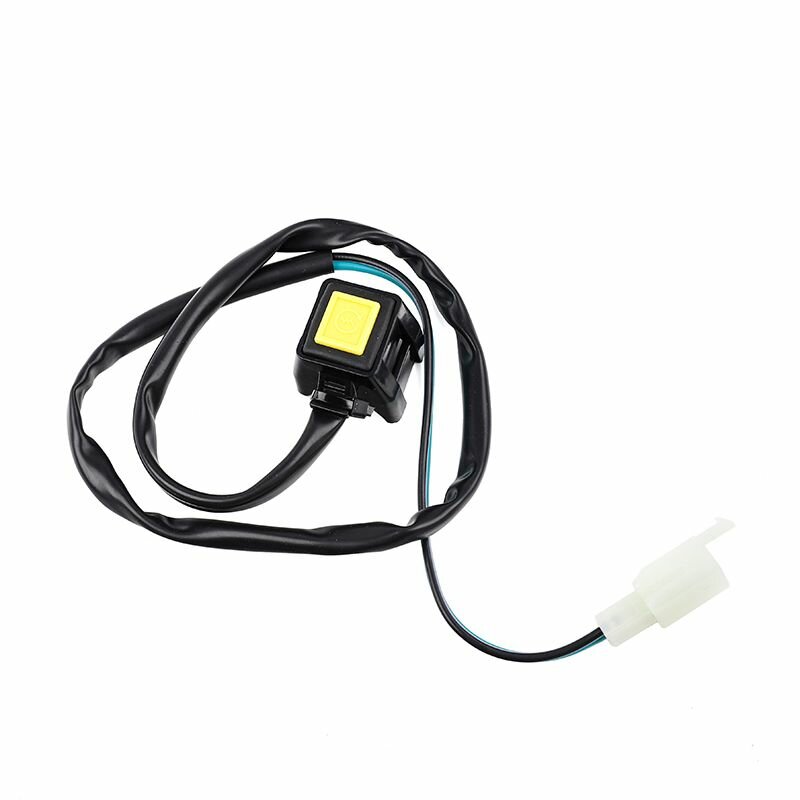 Универсальная кнопка для запуска двигателя квадратная, Кнопка старт-стоп двигателя, для мотоцикла / питбайка / кросс / эндуро эндуро кросс Dirt Pit Bike