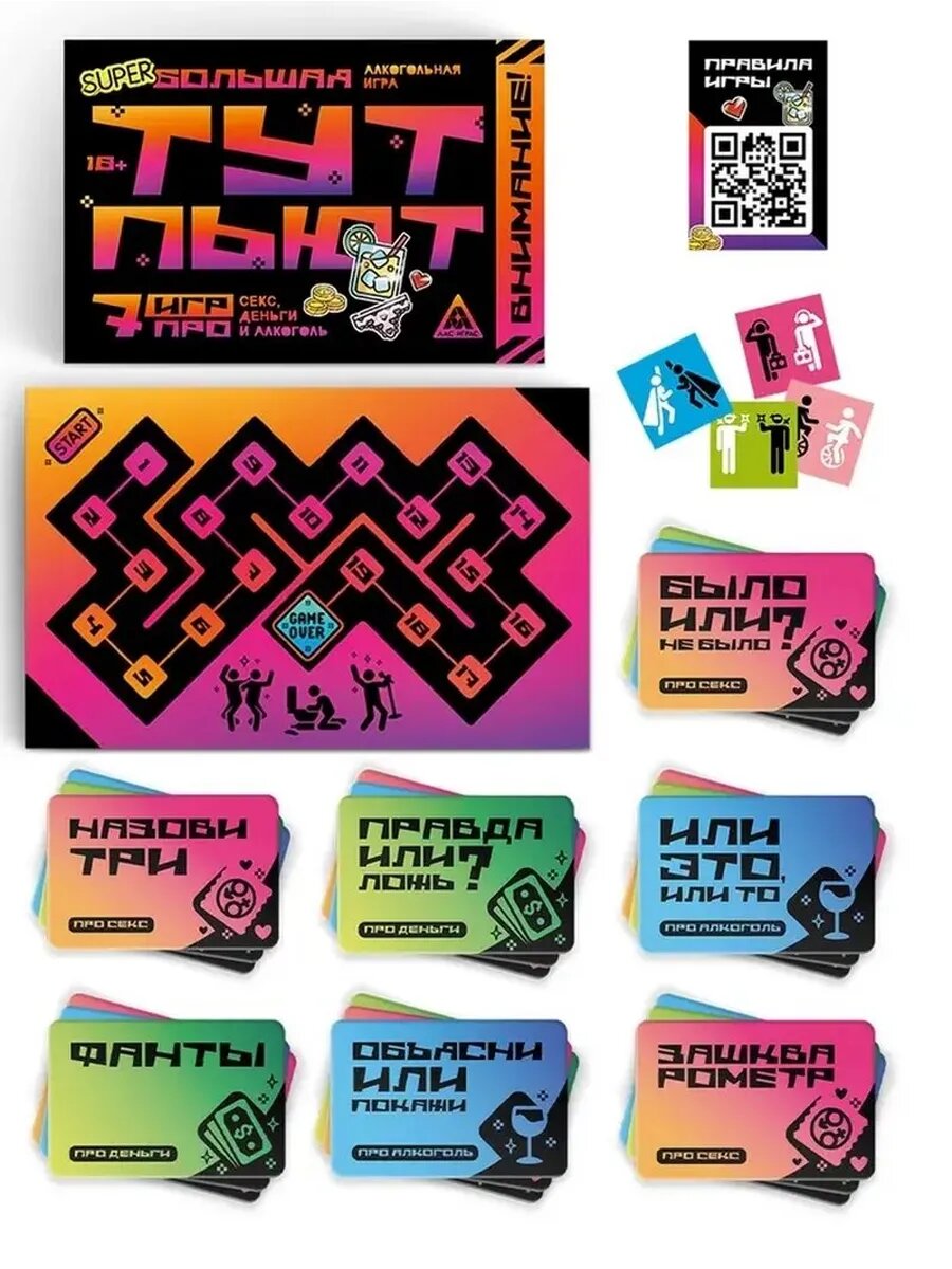 Игра 'Тут пьют' — развлечение для компании