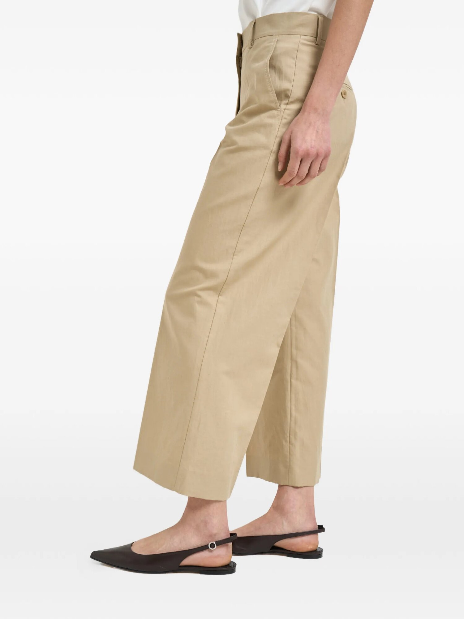 Брюки Pressed-crease cropped trousers