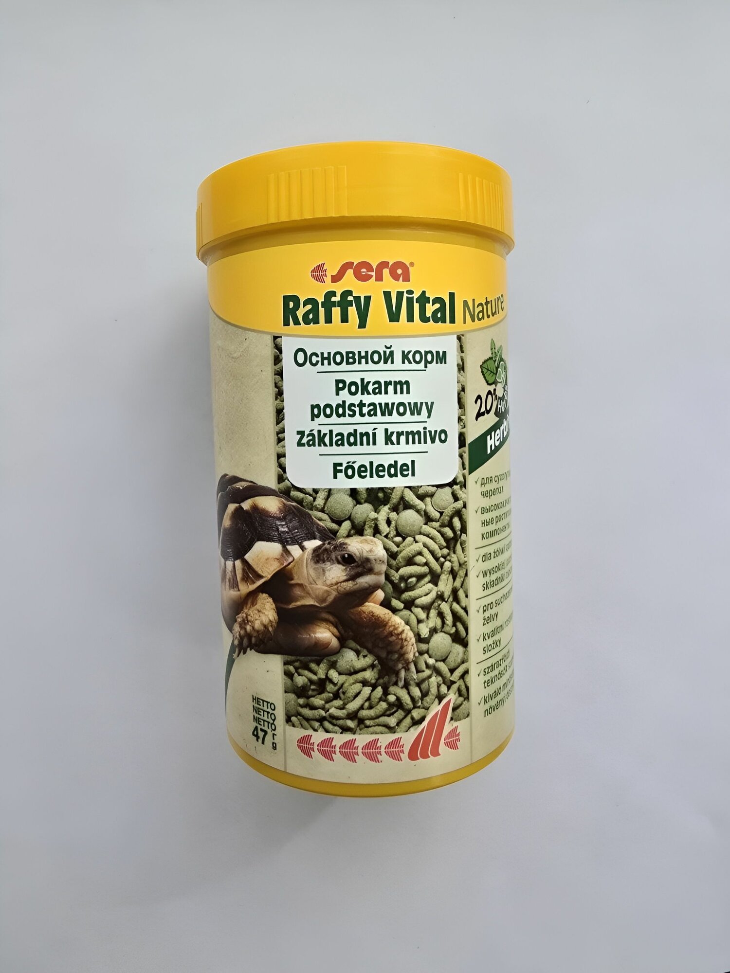 Корм палочки для растительноядных рептилий "Raffy Vital" 47г. (250 мл)