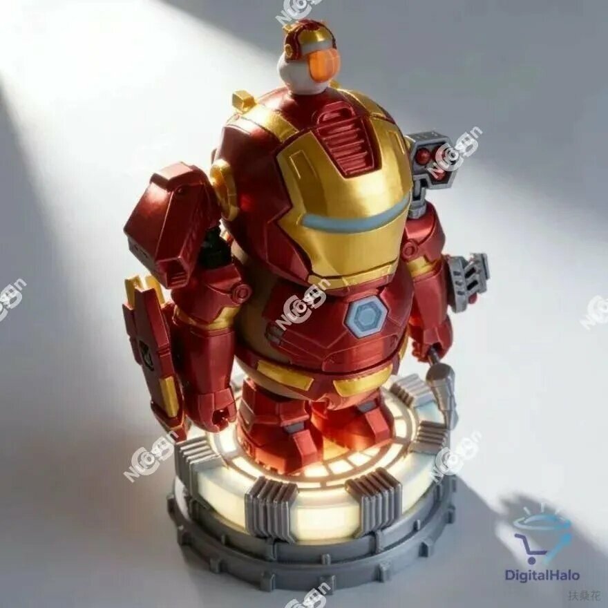 Украшения из коллекции Capibala Iron Man Collection / Магнитные аксессуары / Забавные украшения для интерьера / Подарки фанатам Marvel